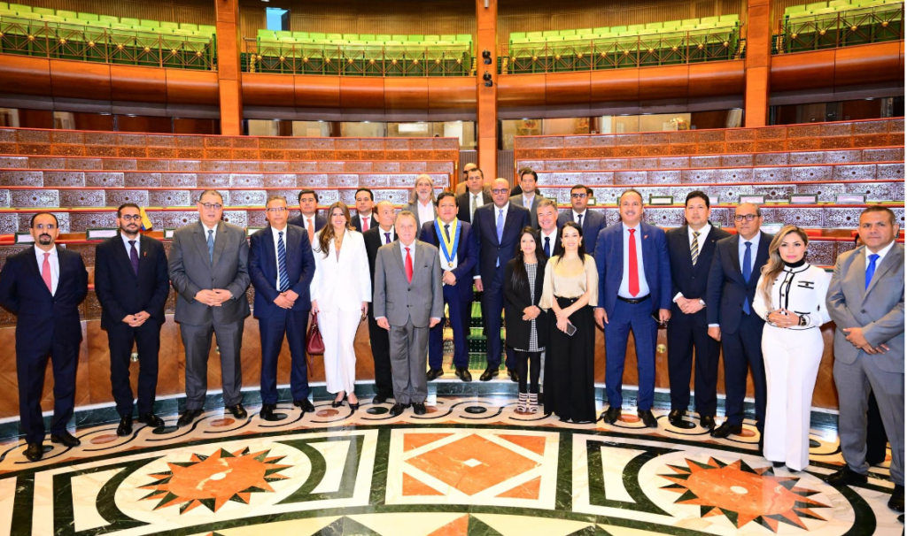 ولد الرشيد يتباحث مع وفد عن الجمعية العامة للبرلمان الأنديني - Le12.ma